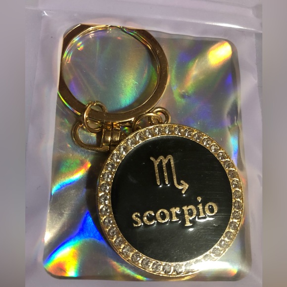 Unbranded | Accessories | Zodiac Circle Keychain Scorpio | Poshmark